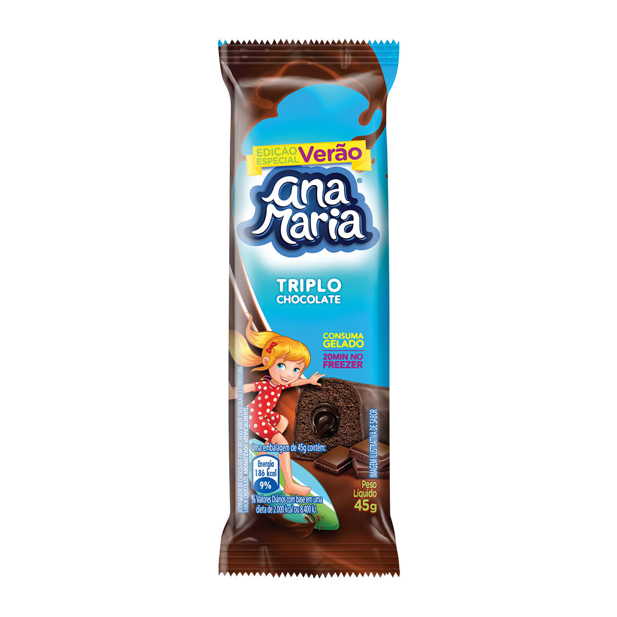 Mini Bolo Triplo Chocolate Ana Maria Verão 45g - Carrefour