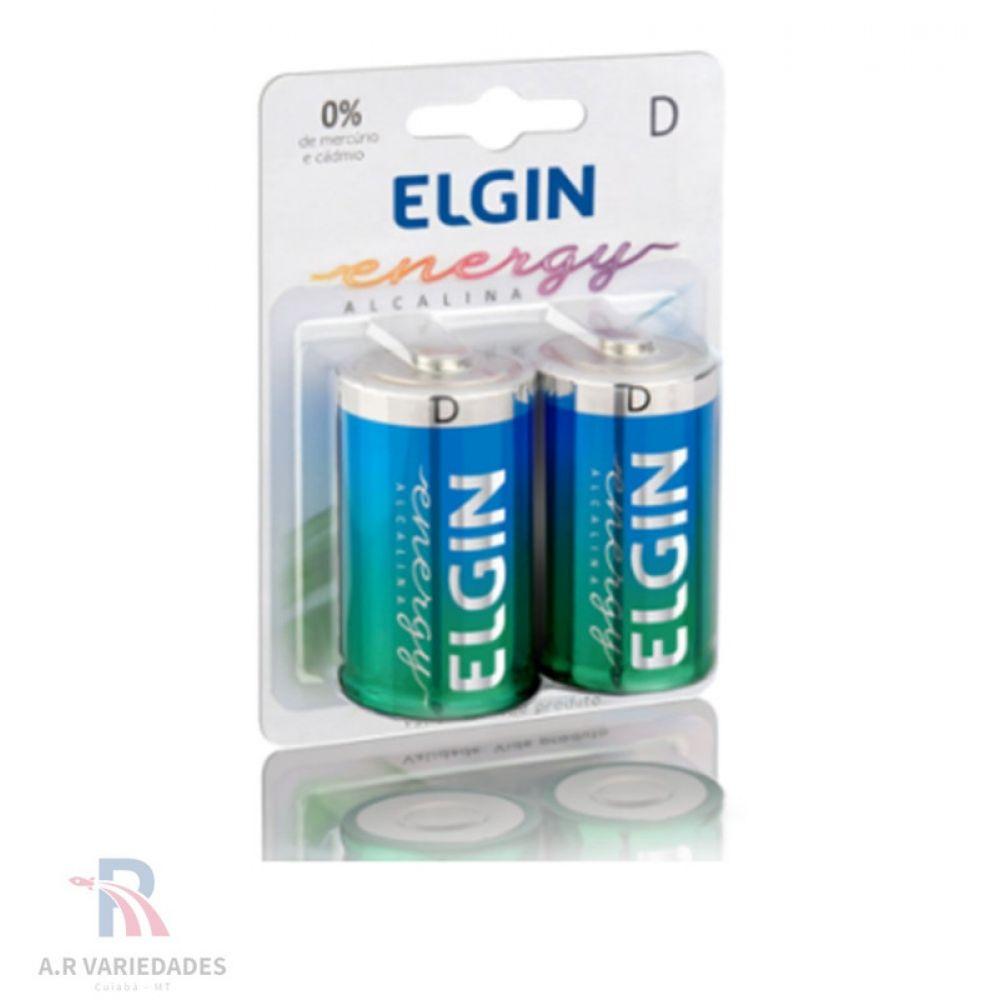 Pilha D Alcalina Elgin Grande 2 Unidades Duravel E Boa - Carrefour
