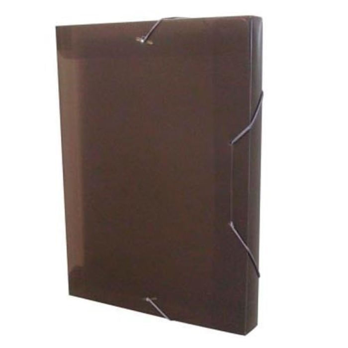 Pasta Plástico Com Aba Elástica 2cm Fumê Golden Kraft - Carrefour