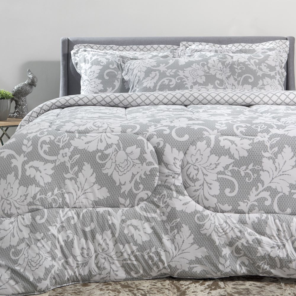 Edredom Queen Atlântica Sofisticata Passione - Carrefour - Carrefour