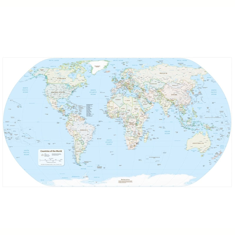 Adesivo Mapa Mundi Gigante Foto Alta Definicao Vinil Gg38 - Carrefour ...