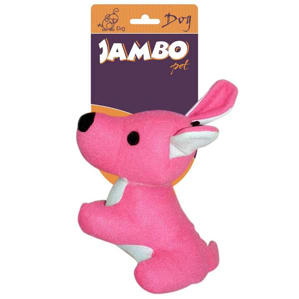 Brinquedo Jambo Pelúcia Fun Dog Rosa - Carrefour - Carrefour
