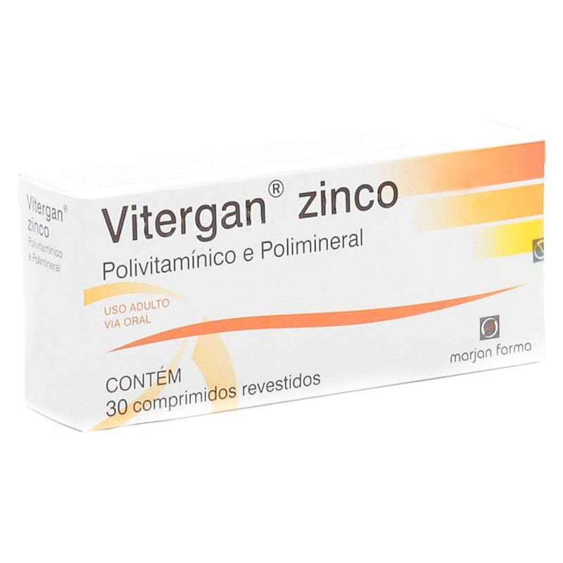 Vitergan Zinco 30 Comprimidos - Carrefour