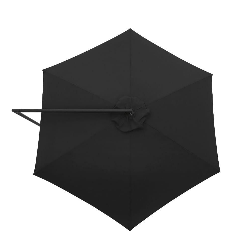 Ombrelone Suspenso Veneza 3,00m Bel - Preto - Carrefour