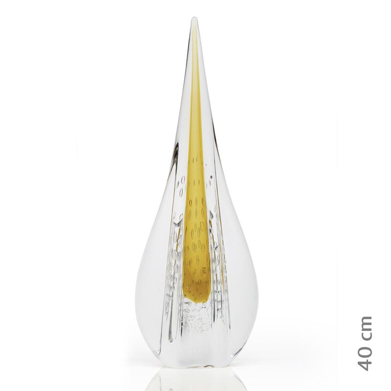 Escultura Em Cristal Murano Âmbar São Marcos - Carrefour