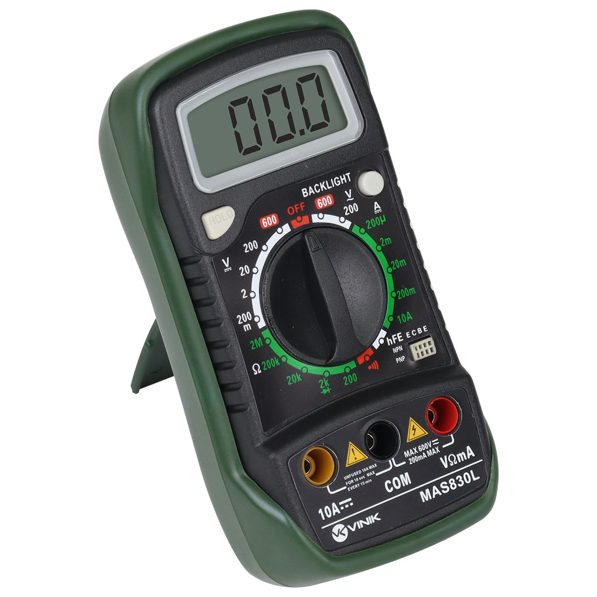 Multimetro Digital Com Data Hold 4 Digitos - Mas830l - Carrefour