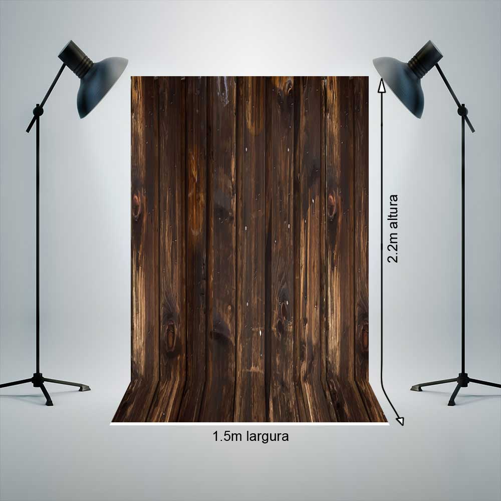 Painel Fundo Fotográfico Tecido 1,5x2,2m Madeira Grossa Rustica ...