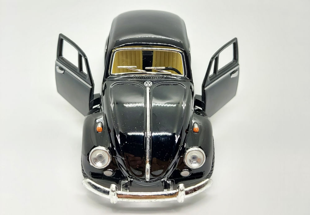Miniatura Volkswagen Fusca Preto - Miniaturas De Carros - Carrefour