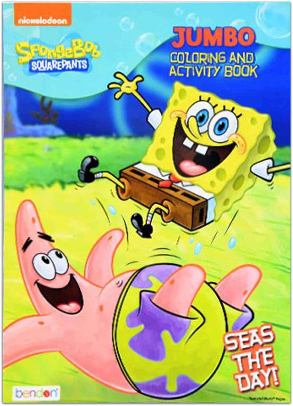 Spongebob Squarepants Coloring And Activity Book Set With Stickers (3 ...