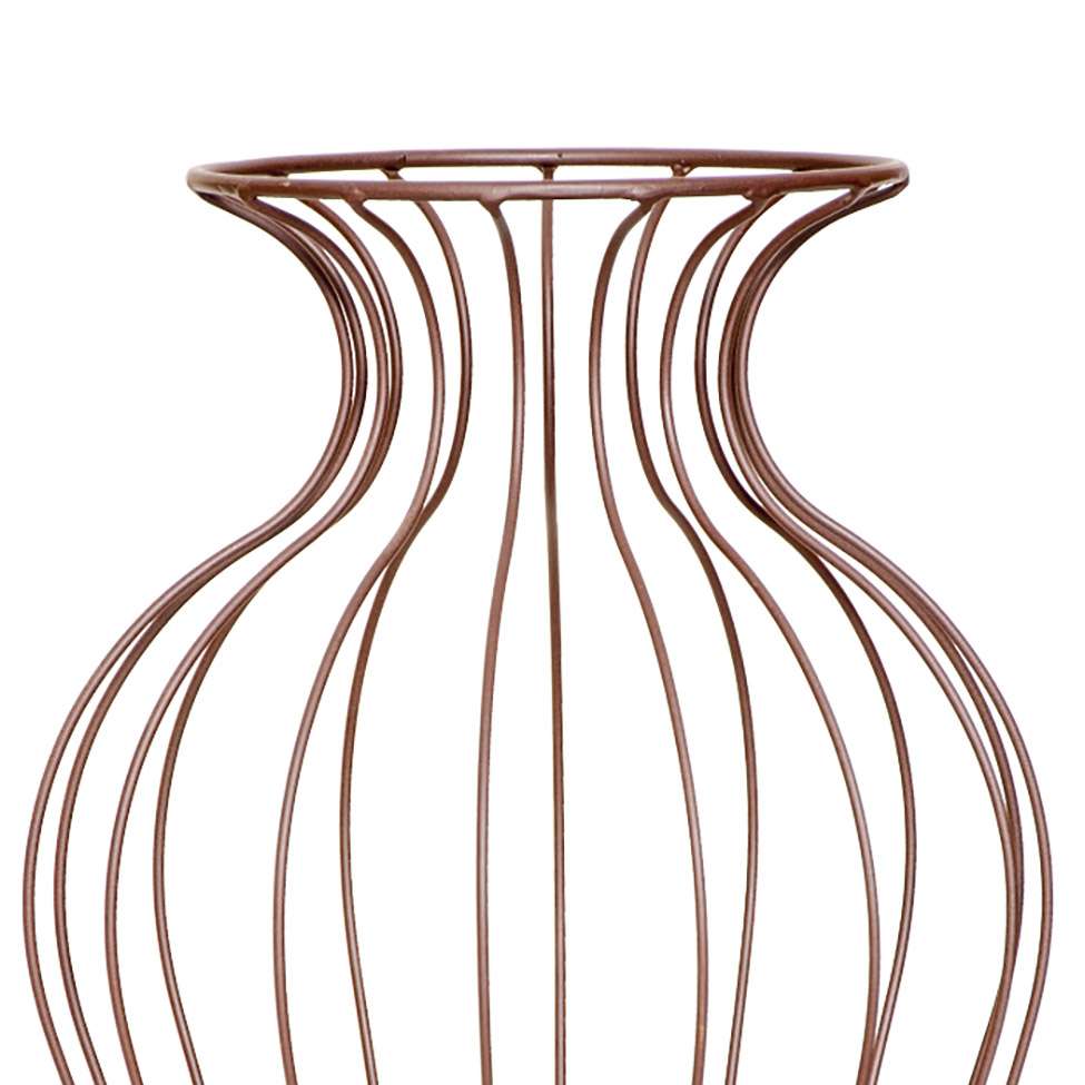 Vaso Bojudo Aramado Marrom - Carrefour - Carrefour