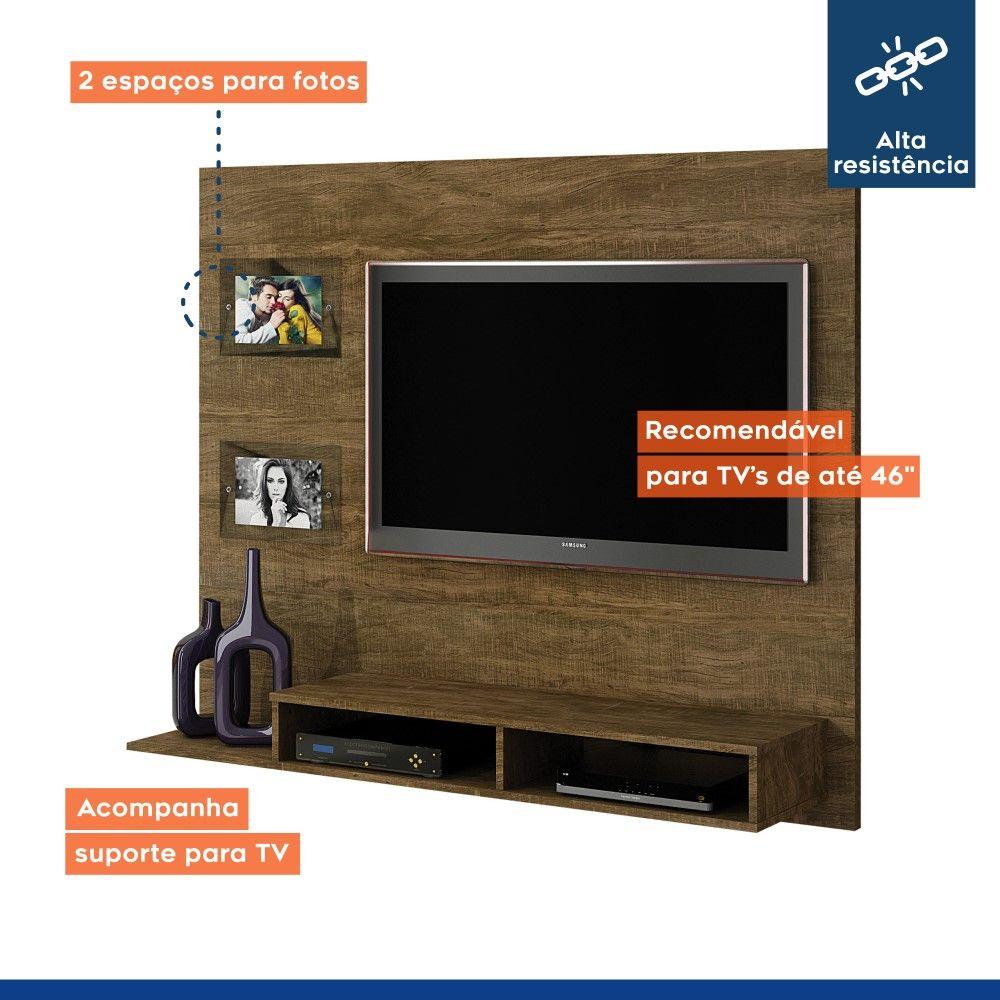 Painel Para Tv Até 46 Polegadas Hades Valdemóveis - Ipê - Carrefour