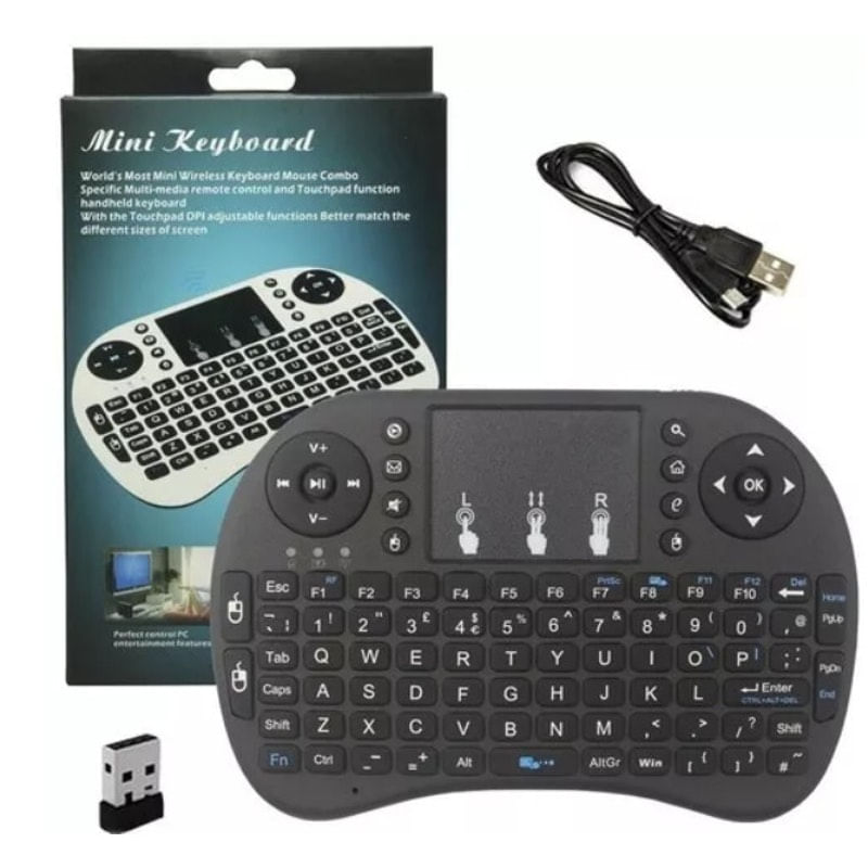 Mini Teclado Led Wireless Keyboard Mouse Smart Tv - Carrefour - Carrefour Mini Teclado Led Wireless Keyboard Mouse Smart Tv - Carrefour - Carrefour