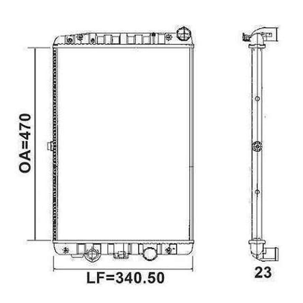 Radiador Água 1.6 Vw Gol - Carrefour