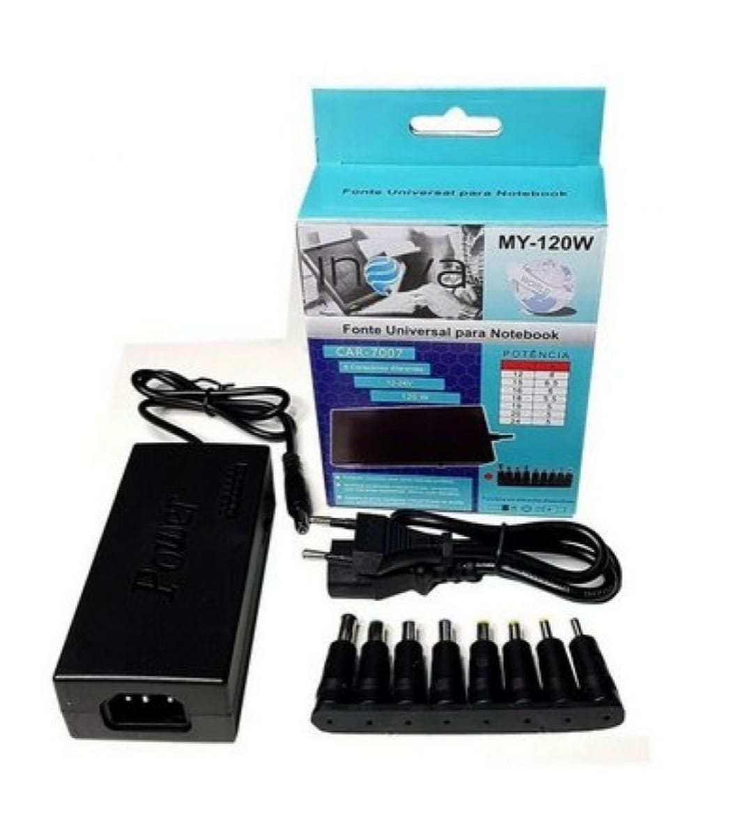 Fonte Universal Para Notebook Inova My-120w - Carrefour