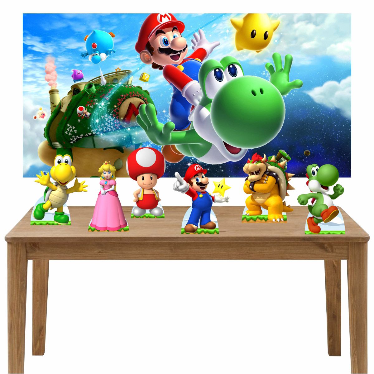 Kit 6 Displays de Mesa e Painel Super Mario - Carrefour - Carrefour