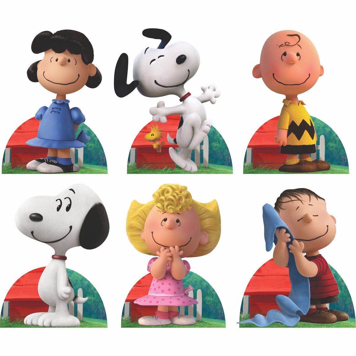 Kit Festa 6 Displays de Mesa Aniversário Snoopy - Carrefour - Carrefour