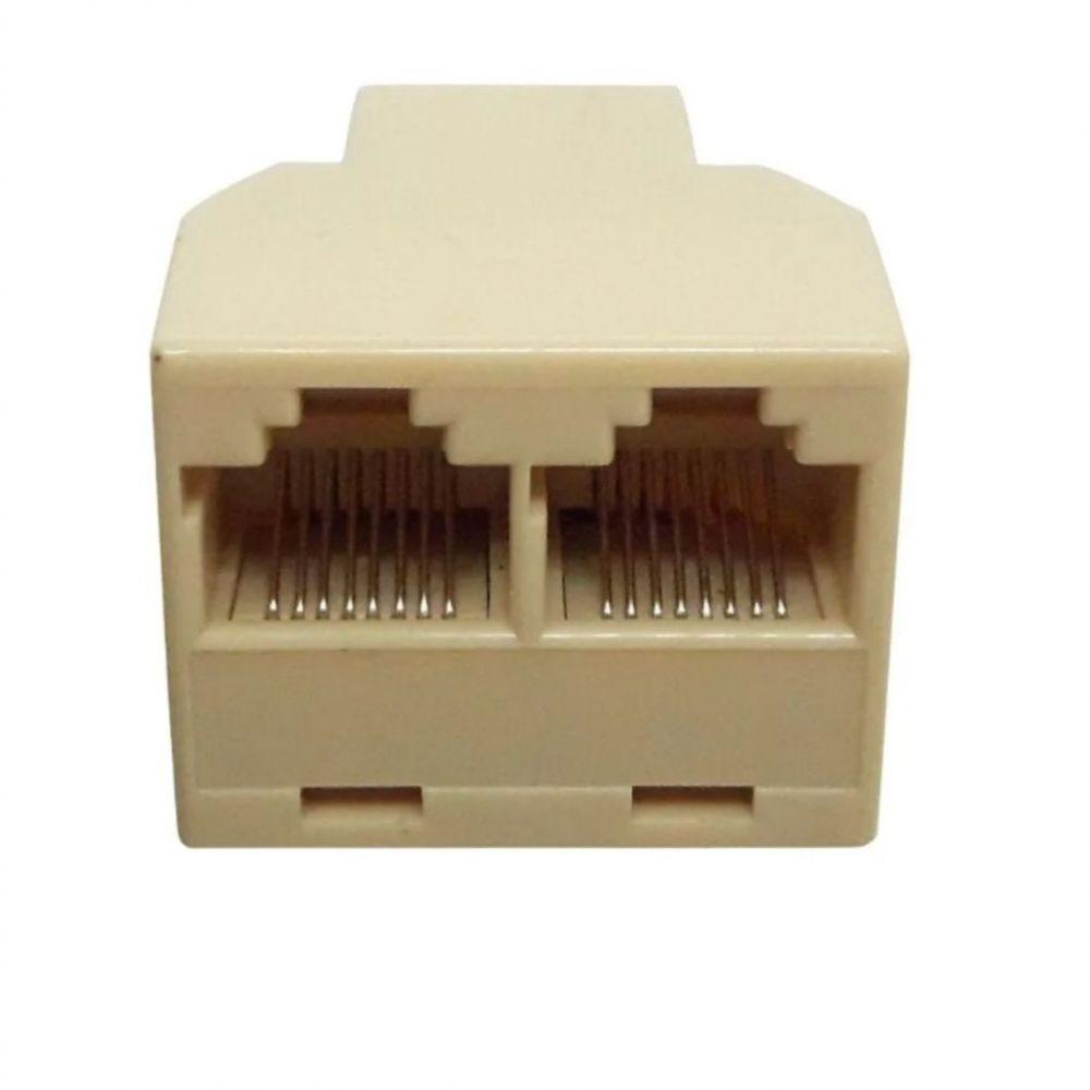 Adaptadores Duplicador Cabo Rede Internet Rj45 Fêmea 1xrj45 - Carrefour