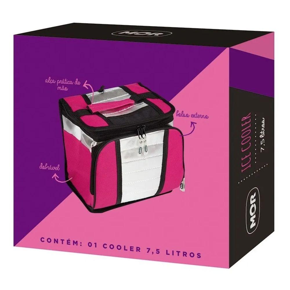 Cooler 7.5 Litros Divisória Rosa 3629 - Mor - Carrefour