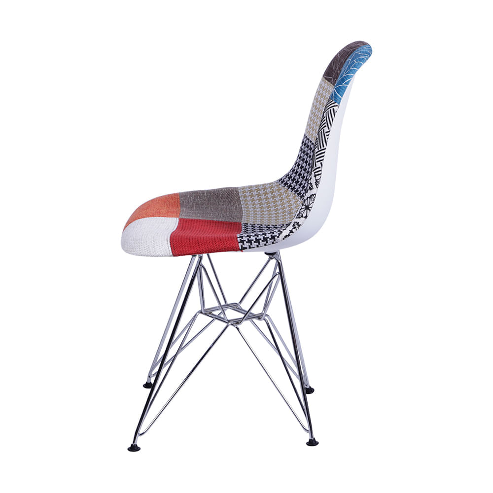 Cadeira Eames DSW Patchwork - Carrefour