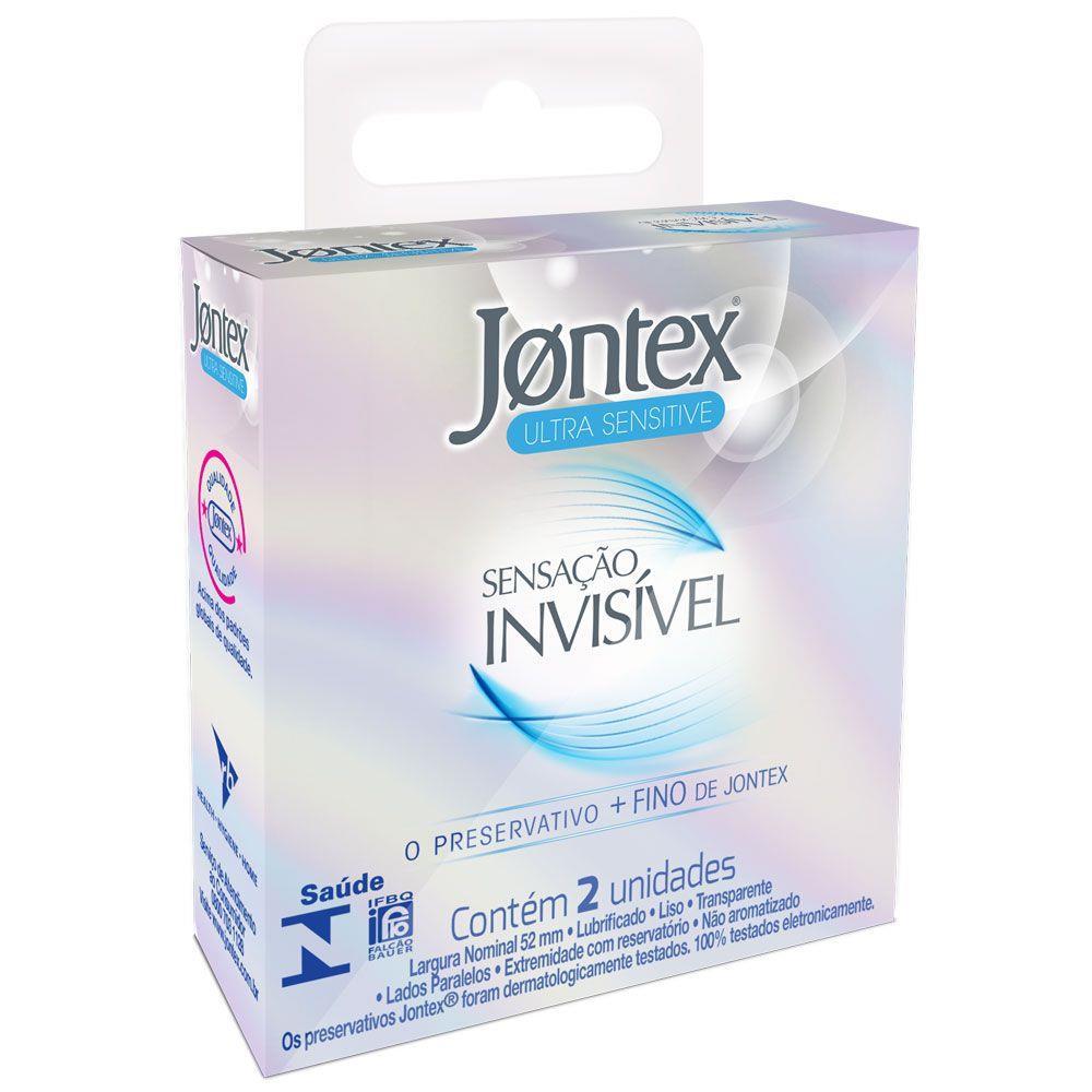 Preservativo Jontex Ultra Sensitive Sensacao Invisivel 2un - Carrefour