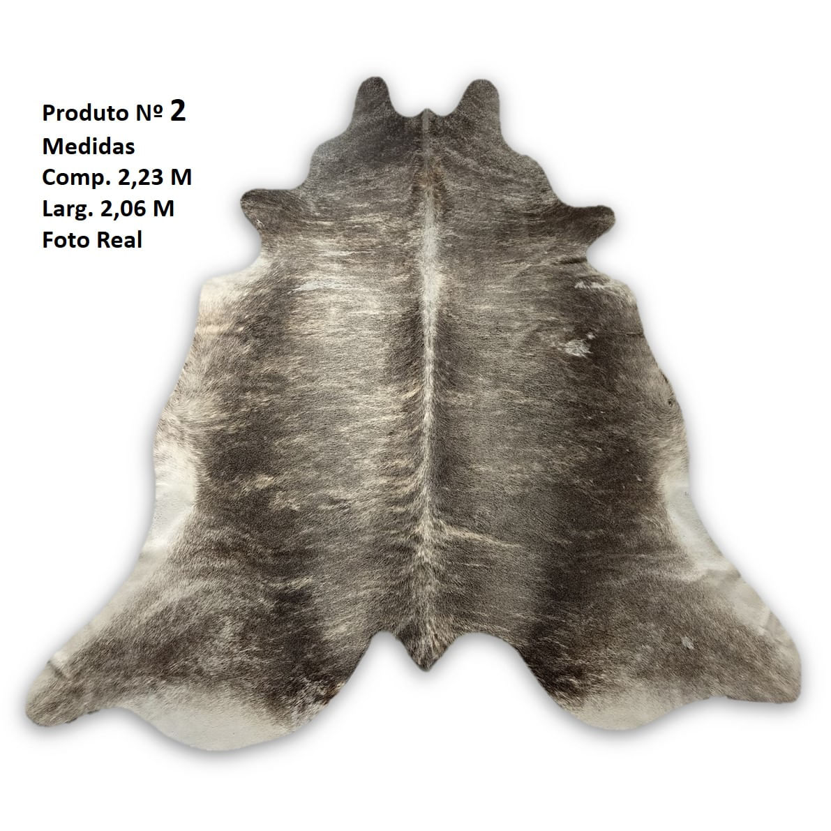 Tapete Couro de Boi Natural Pele Inteira - 02 - Carrefour