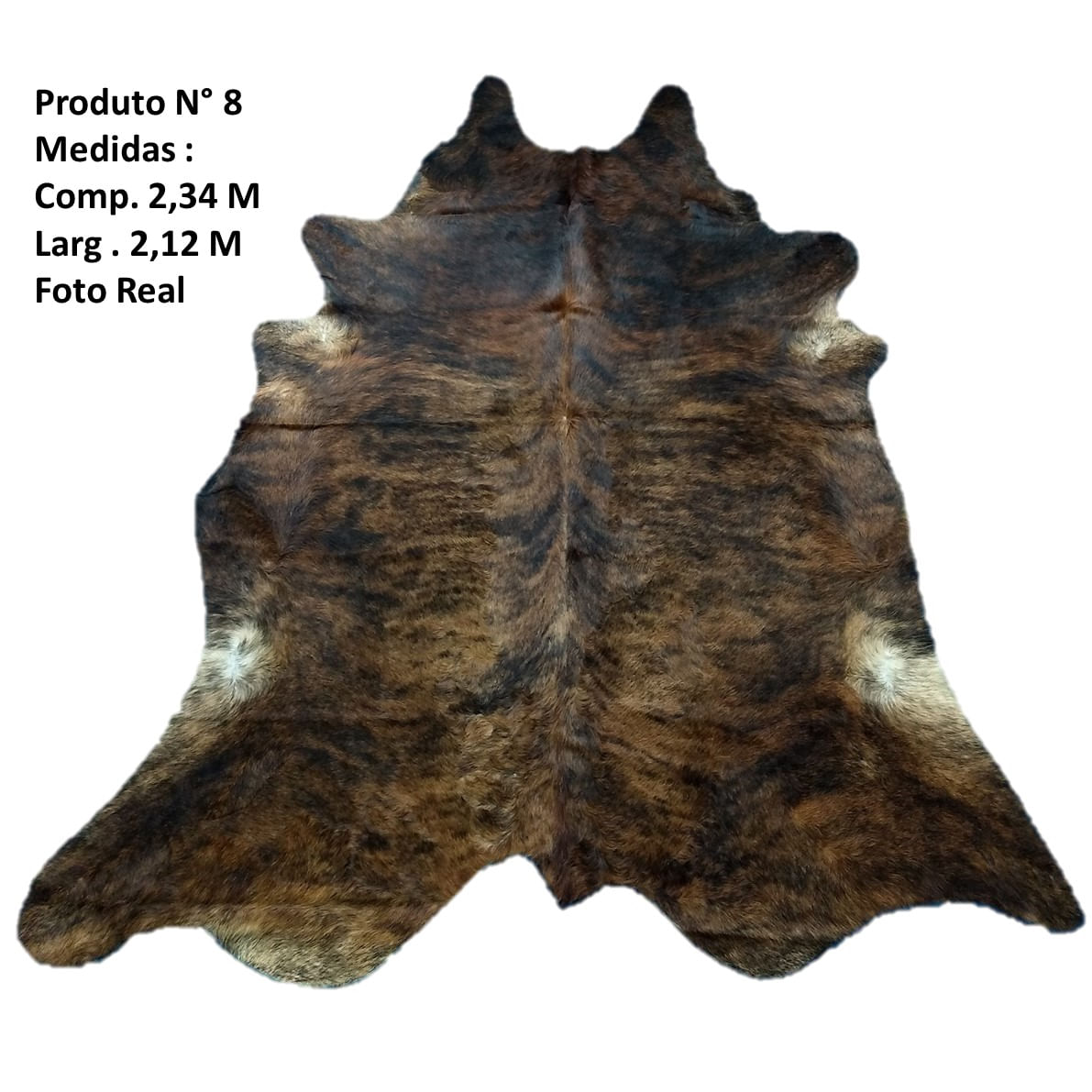 Tapete Couro Natural de Boi Pele Inteira - 08 - Carrefour