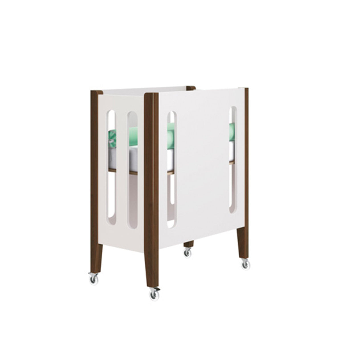 Berço Tom com Pés em Madeira - Branco - Carrefour