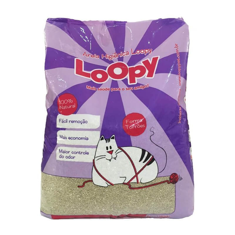 Areia Higiênica Loopy 4KG - Carrefour
