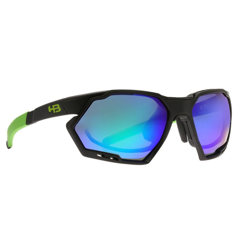 Óculos De Grau Hb Rush Matte Black D. Green Espelhado - Carrefour