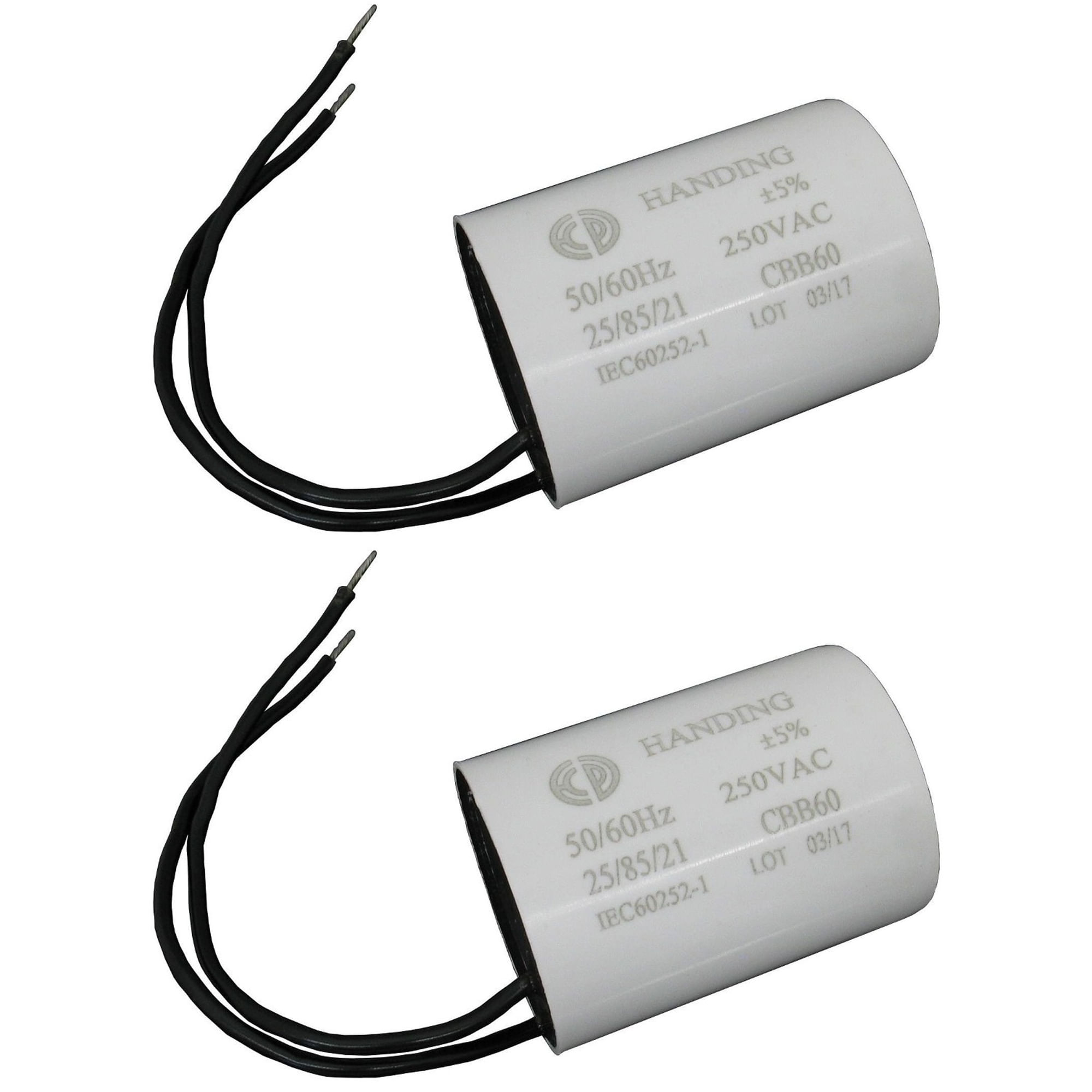 2 Capacitor De Partida 30uf 250vac Motor Portao Eletronico Ppa Rossi ...