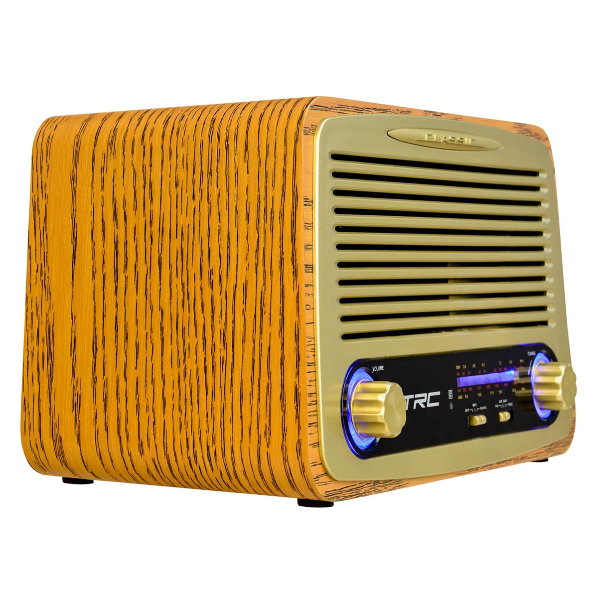 Caixa De Som Portátil Trc 212 Retro Bluetooth Usb/sd/aux Bivolt - Carrefour