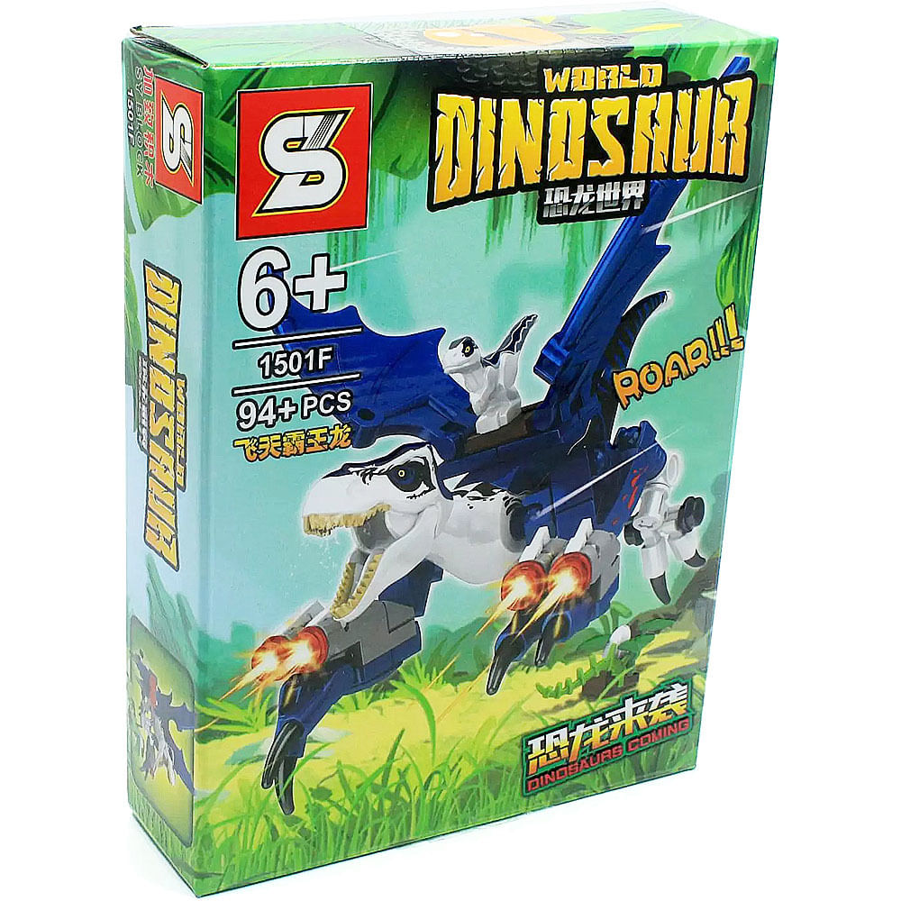 Bloco De Montar Dinossauro Indominus Rex Sy1501 World Dinosaur - Carrefour