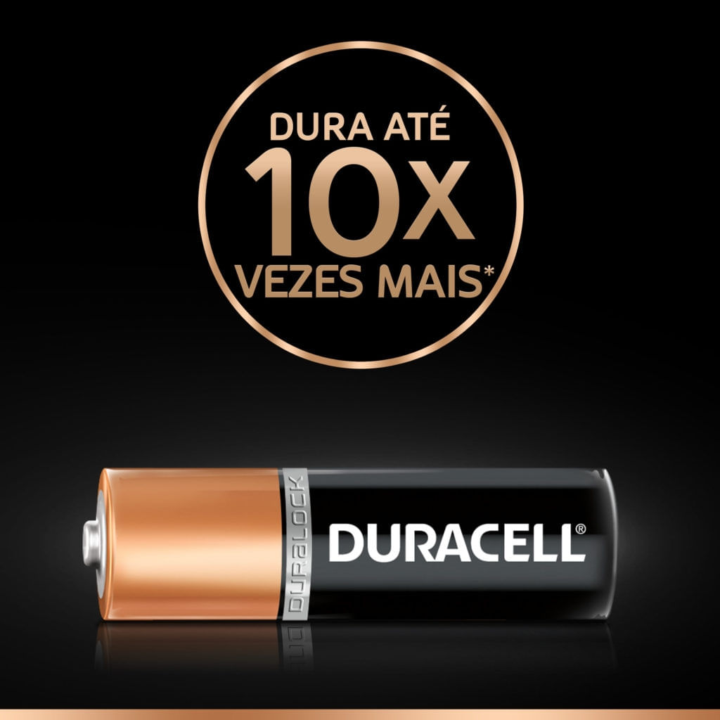 Kit Duracell Duralock Pilha Alcalina AA com 48 unidades - Carrefour ...