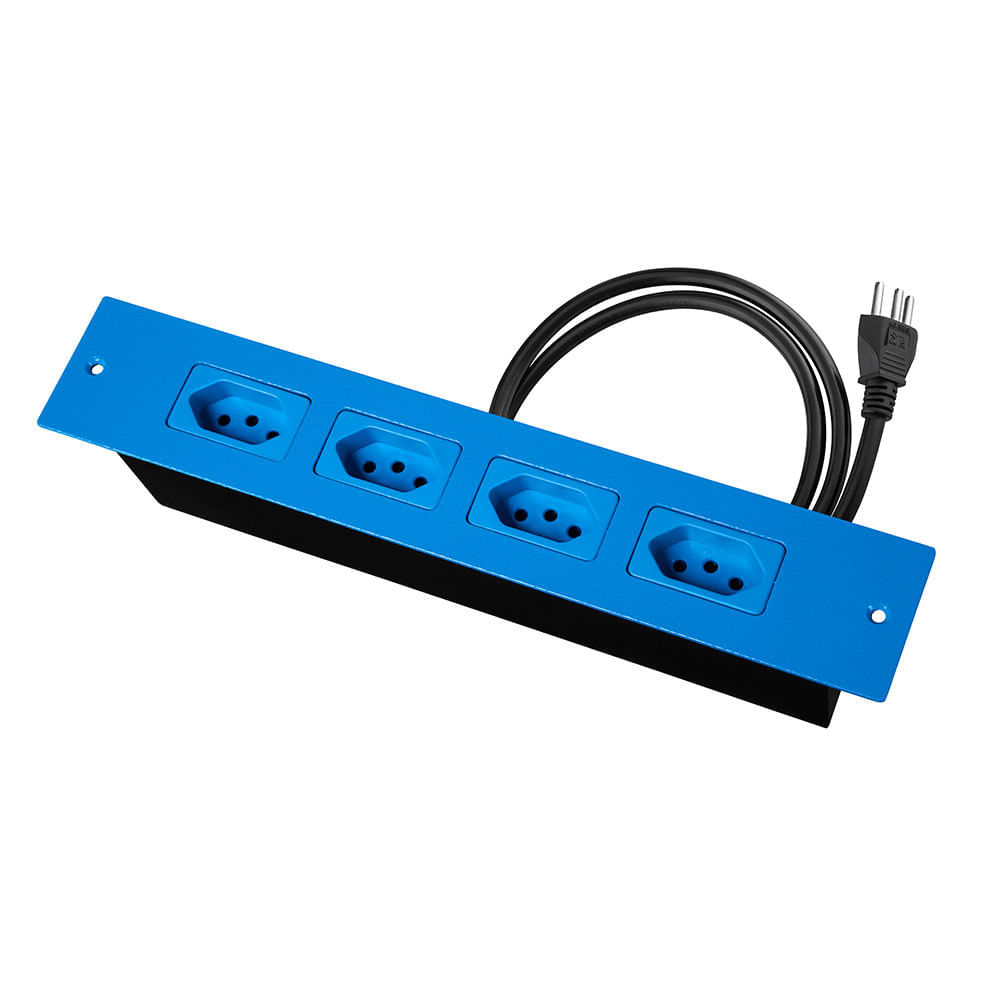 Régua Caixa de Tomada Embutir em Mesa e Móvel B-BOX IV - Carrefour