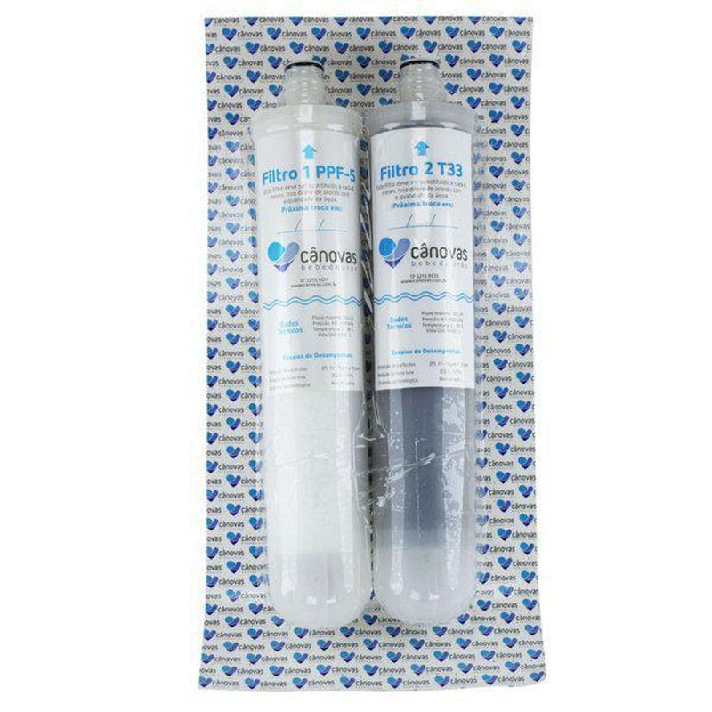 Kit Filtros Purificador/Bebedouro Cânovas Modelos Ppf5 E T33 - Carrefour