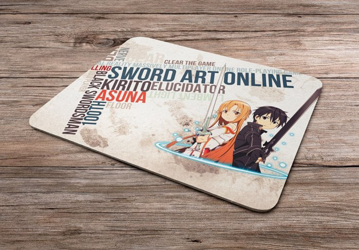 Mouse Pad Sword Art Online Kirito E Asuna - Carrefour