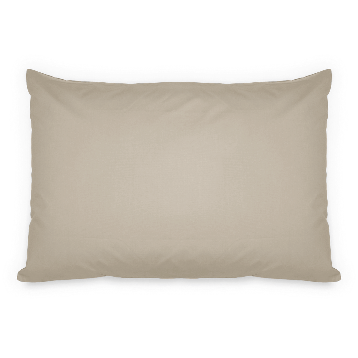 Fronha 100% Algodão Basic Lisa Artex - Standard - Bege - Carrefour