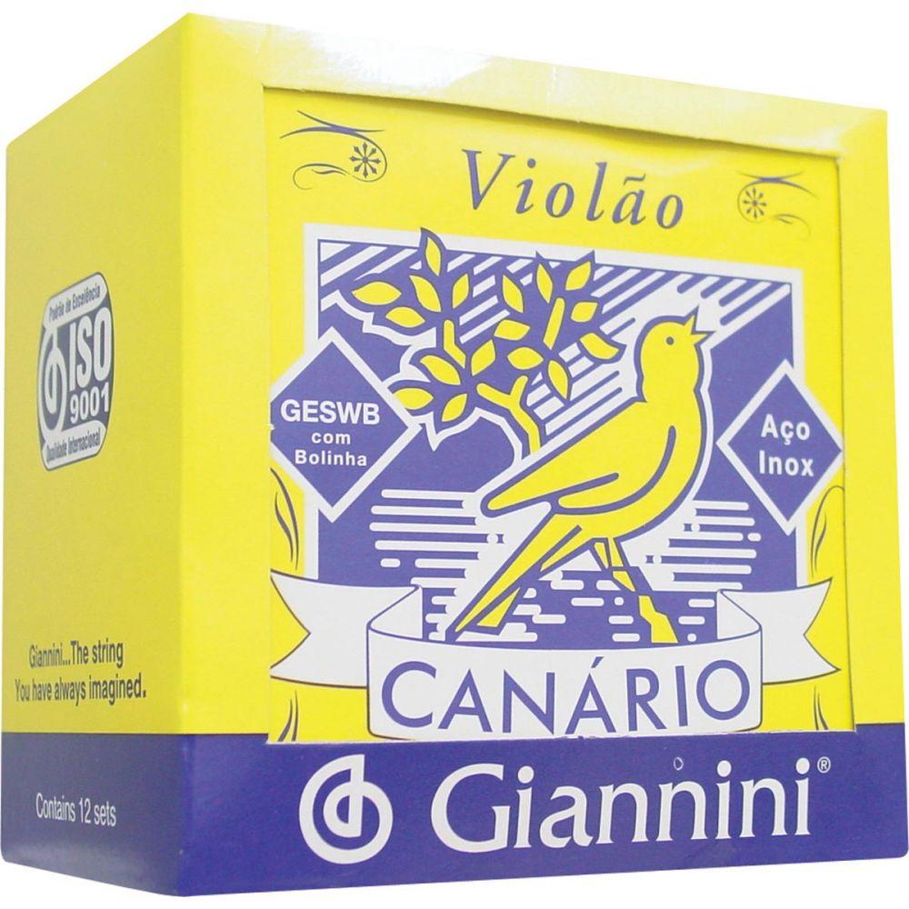 Encordoamento Para Violão Nylon Genwb Com Bolinha - Série Canário ...