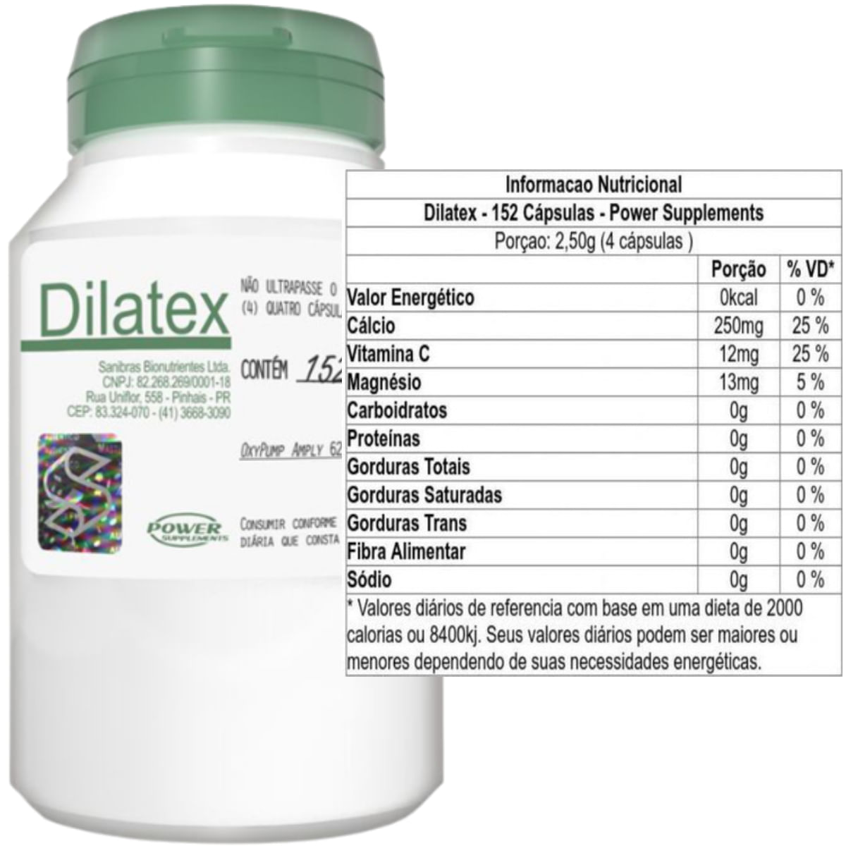 Combo 3 Dilatex Oxypump 456 Caps Total - Power Supplements - Carrefour