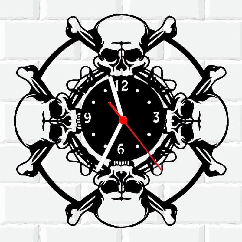Relógio De Madeira Mdf Parede Caveira Terror Horror 3 - Carrefour