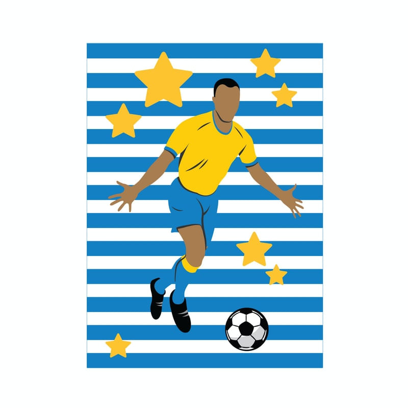 Placa Decorativa MDF Infantil Futebol Gol Jogador Azul - Carrefour ... Placa Decorativa MDF Infantil Futebol Gol Jogador Azul - Carrefour ...