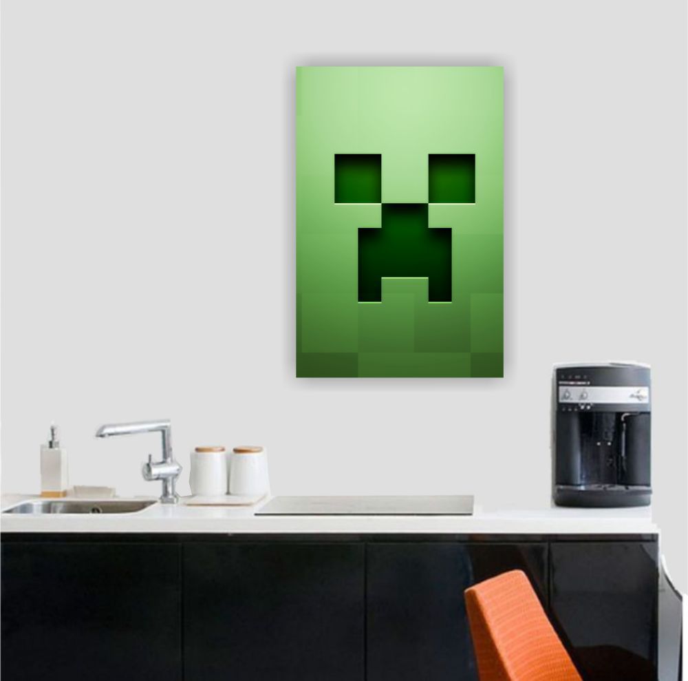 Placa Decorativa Games Minecraft Creeper - Carrefour - Carrefour
