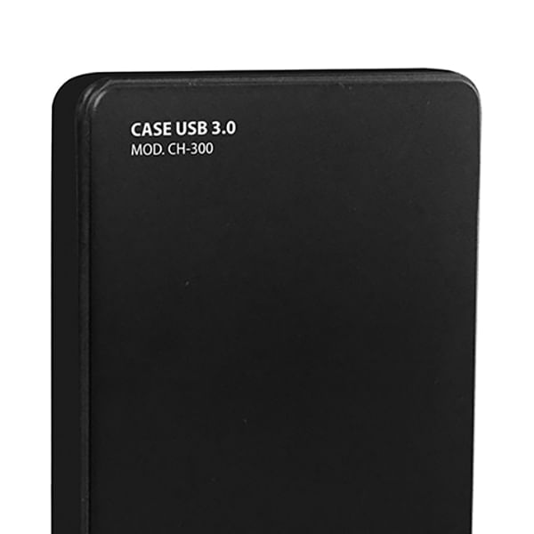 Case para HD Externo 2.5 Polegadas Preto CH-300 - C3 Tech - Carrefour
