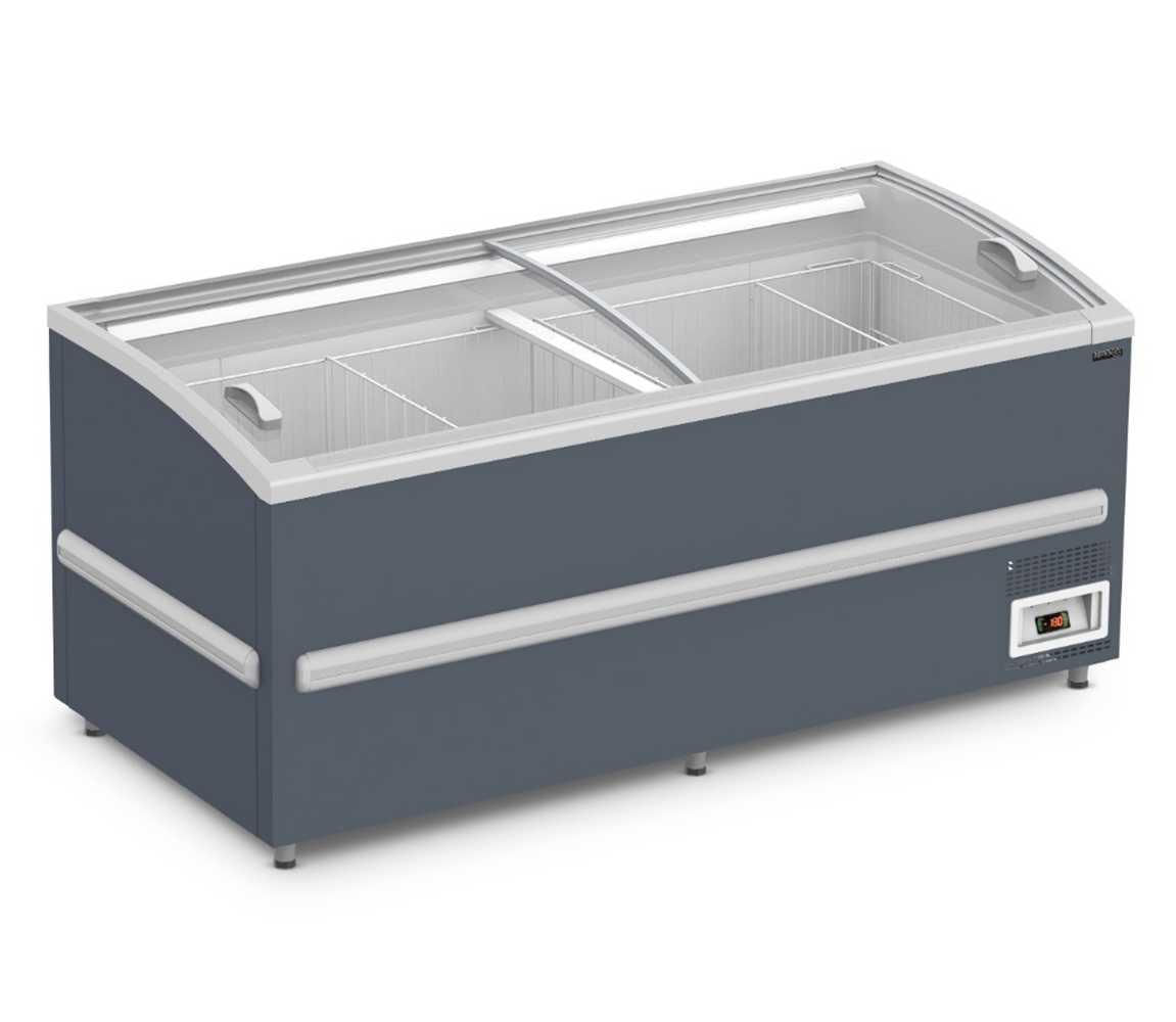 Expositor Ilha Congelamento Skin Condenser Premium Eisc 2100 Cinza ...