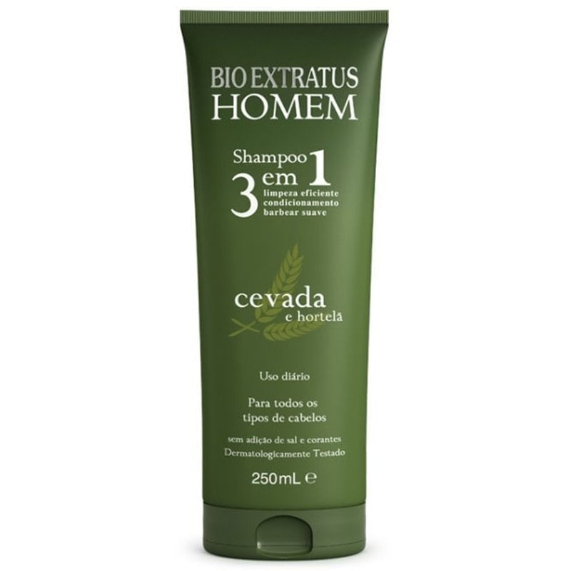 Shampoo Bio Extratus Homem 3 Em 1 250ml - Carrefour - Carrefour