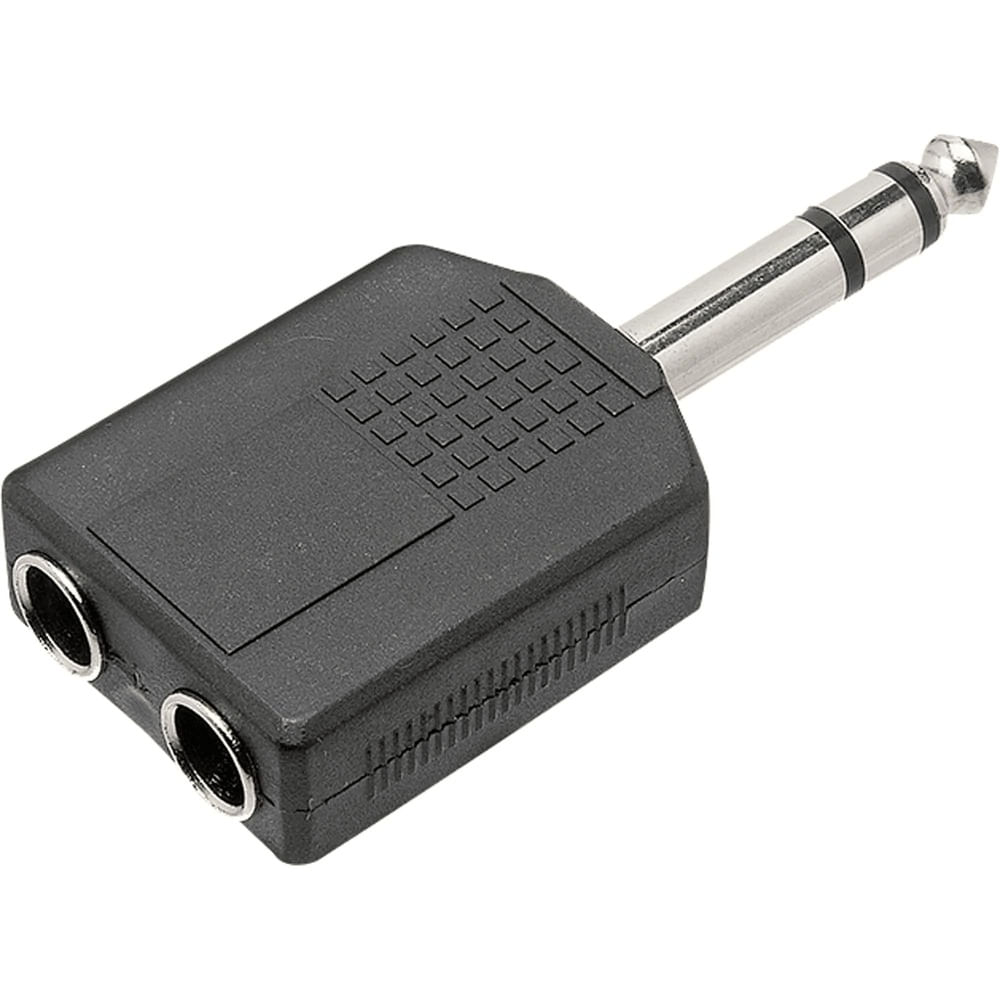 Adaptador P10 Macho X 2 J10 (p10 Fêmea) Estéreo Multiplicador De ...