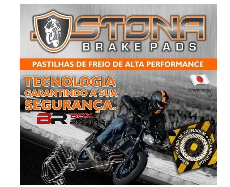 Pastilha Freio Traseira Stona Sm Honda Xr R 250 1990 A 1995 - Carrefour