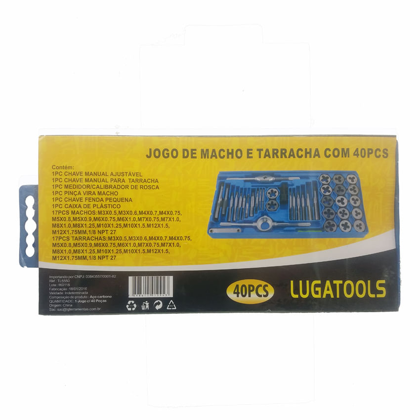 Jogo Tarraxa Kit Macho E Fêmea Cossinete Direita E Esquerda - Carrefour