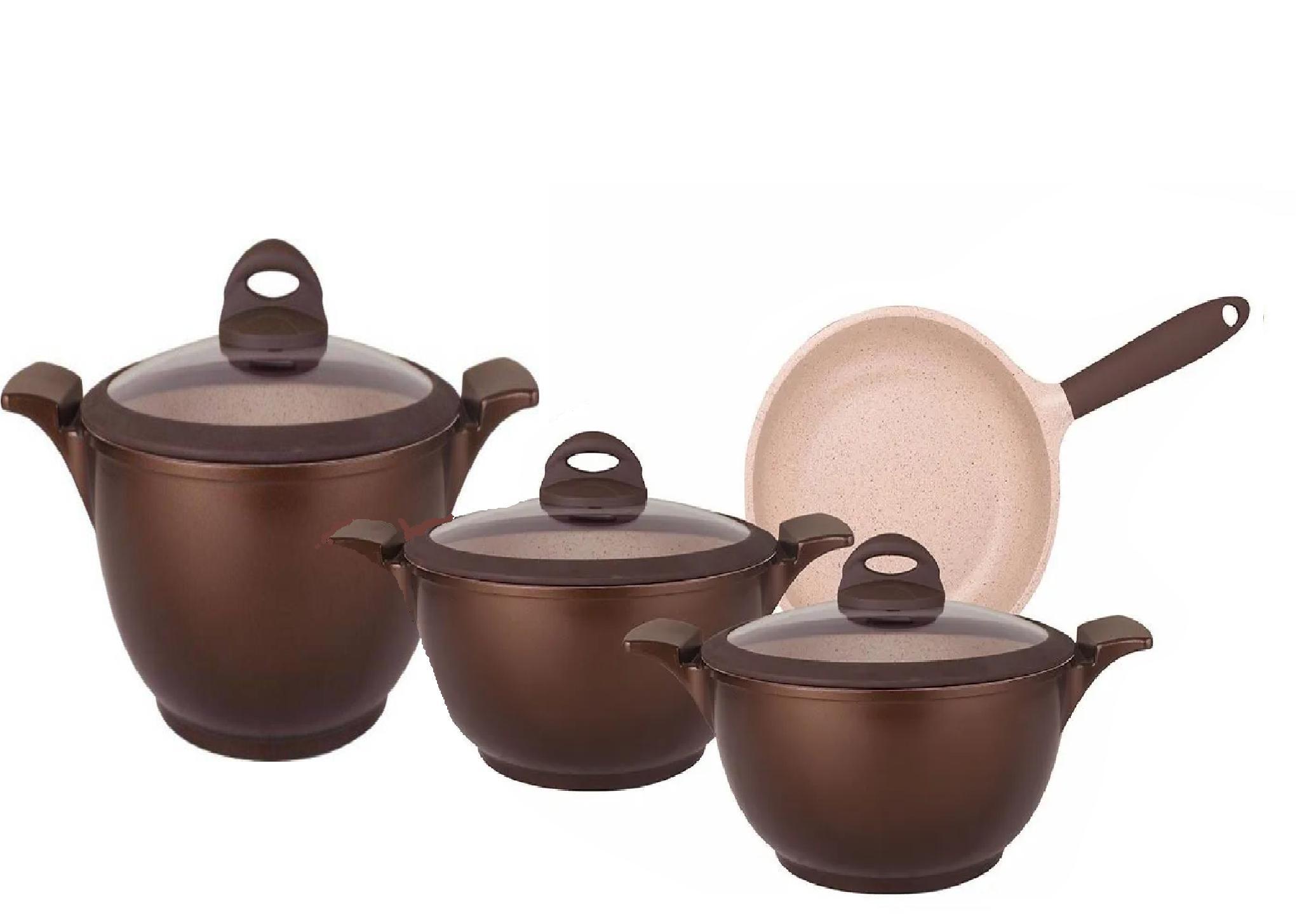 Conjunto Belga 4 Peças Resestimento Cerâmico Mta Indução - Carrefour