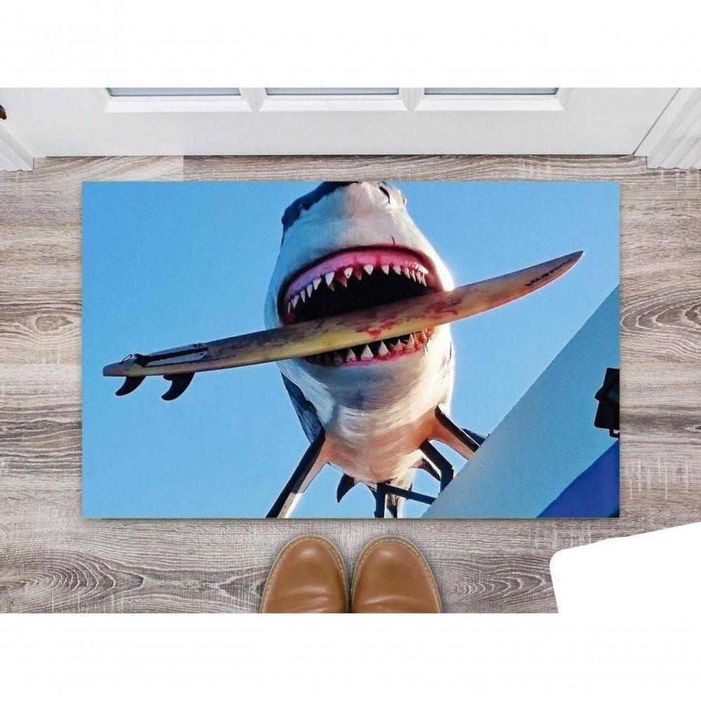 Tapete Capacho Náutico Oceania Praia Mar Salva Vidas - Carrefour